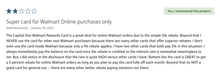 Everything You Need To Know About the Capital One Walmart Rewards Card ...