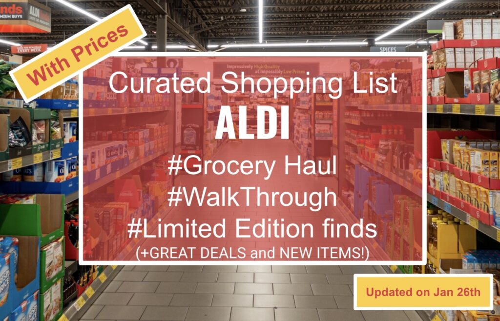 ALDI WalkThrough | Grocery Haul | Limited Edition finds + ALDI NEW ...