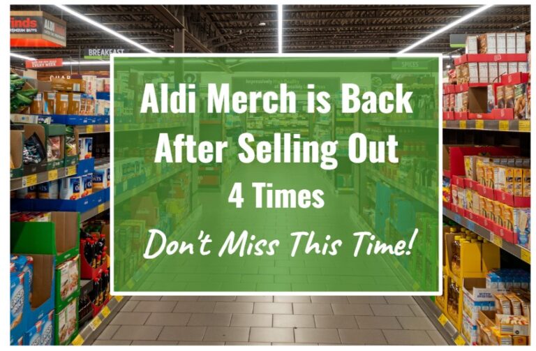 Aldi Merch is Back After Selling Out 4 Times – Dont Miss This Time ...