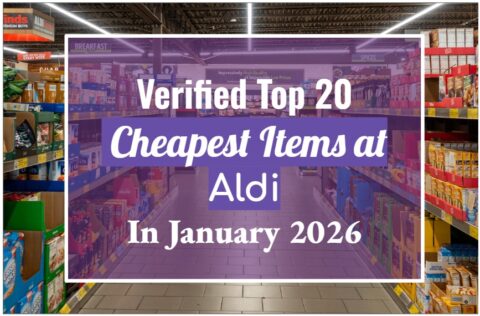 Verified Top 20 Cheapest Items at Aldi in January 2026 – AisleofShame.com
