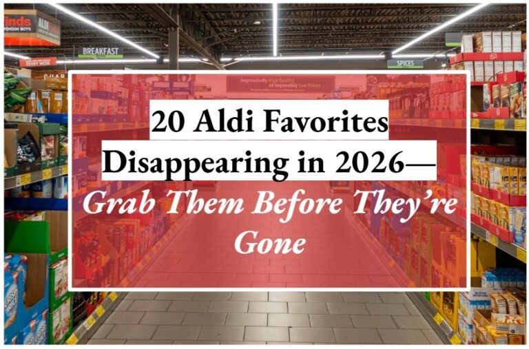20 Aldi Favorites Disappearing in 2026 — Grab Them Before They’re Gone ...